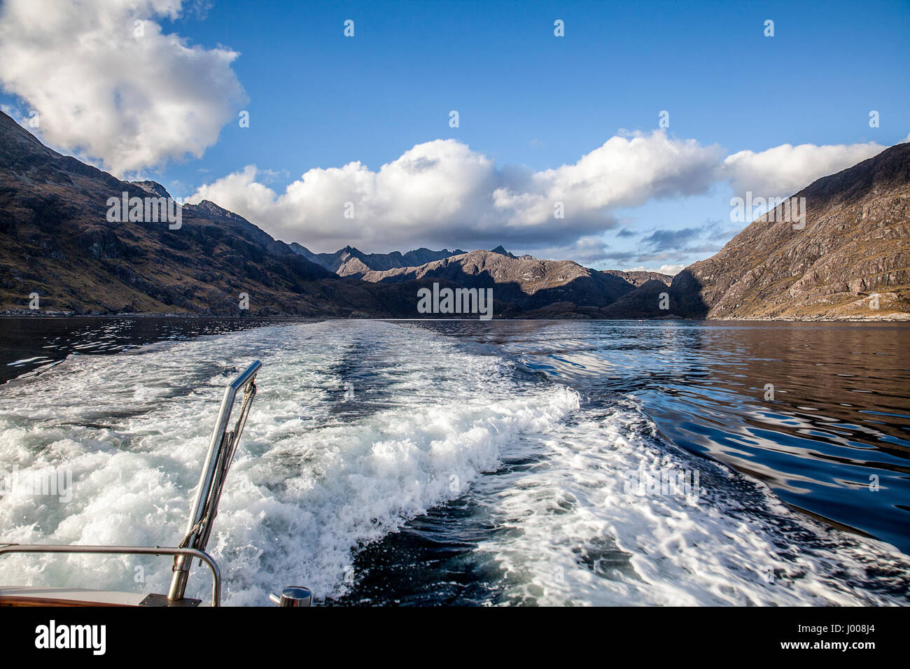 Leaving The Cuillin behind, Loch Scavaig, Isle of Skye Stock Photo - Alamy