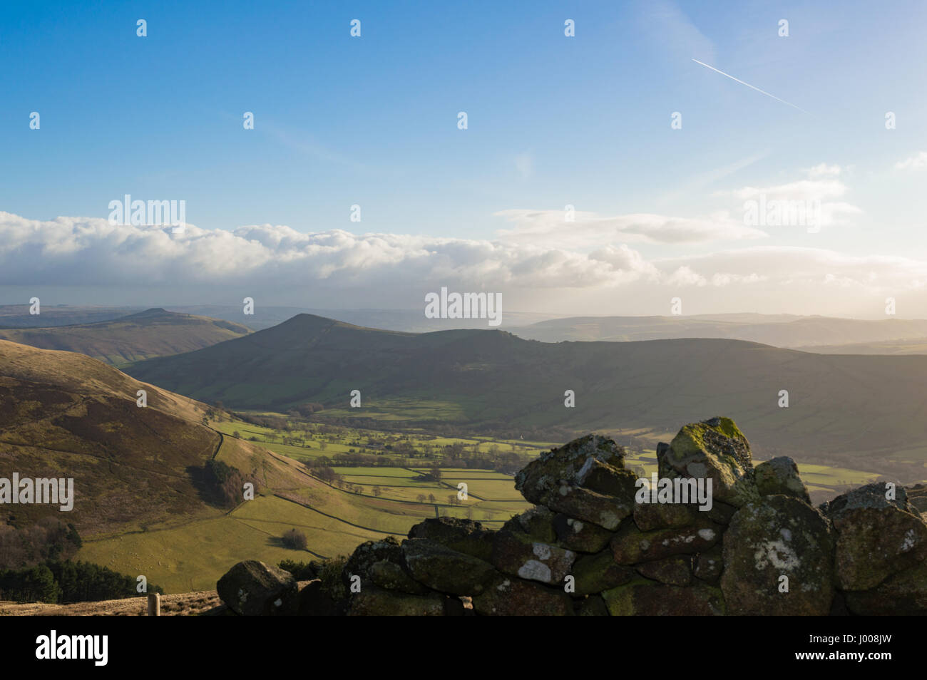 The Edale valley view Stock Photo - Alamy