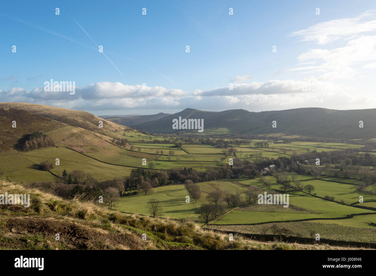 The Edale valley view Stock Photo - Alamy