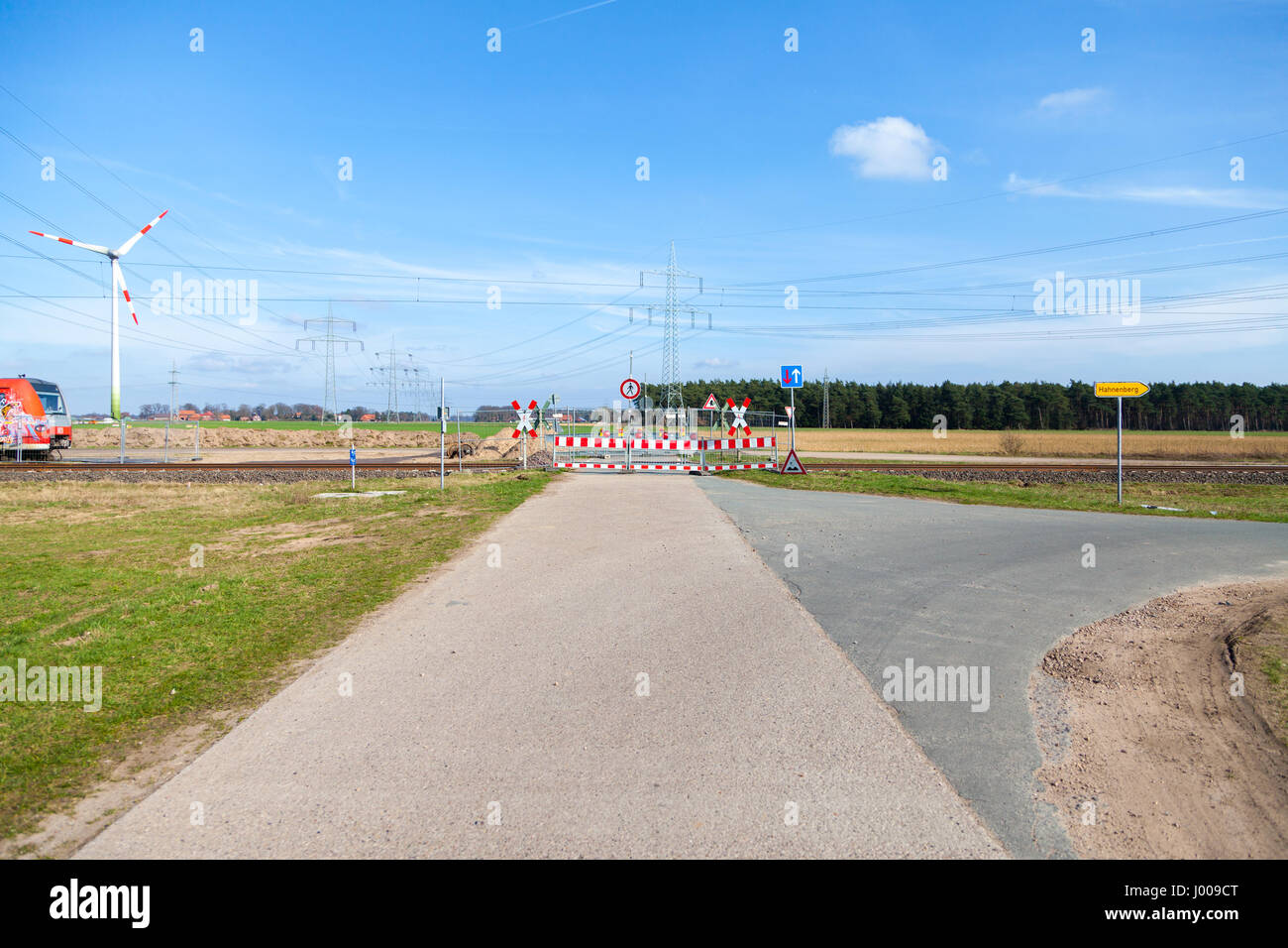 german prohibition street signs on a road Stock Photo - Alamy