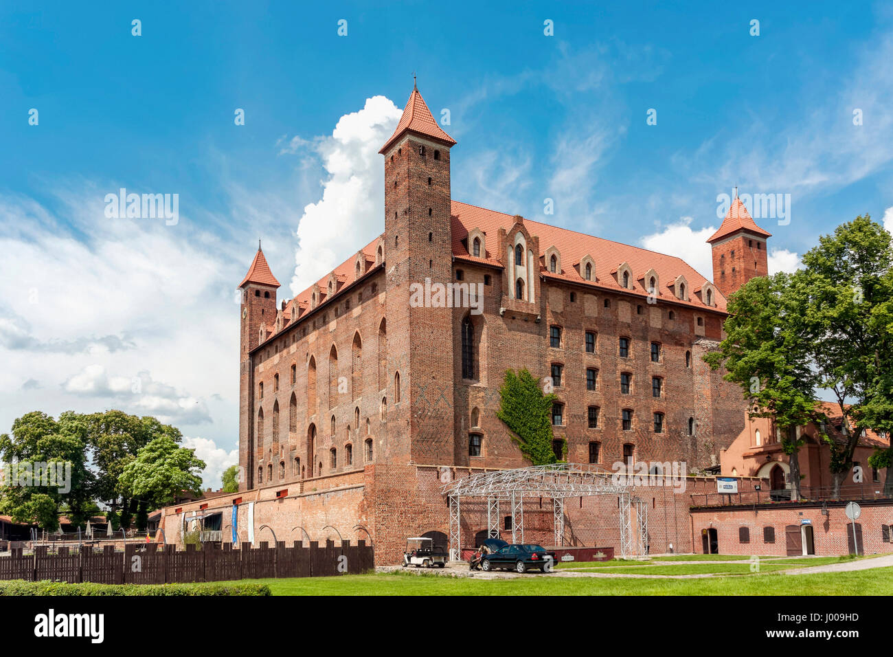 Restored Teutonic castle in Gniew, Poland Stock Photo - Alamy