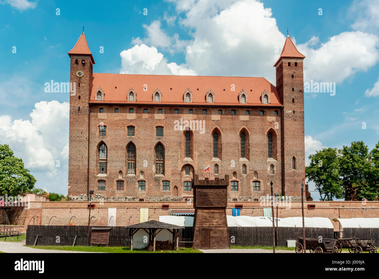 Restored Teutonic castle in Gniew, Poland Stock Photo - Alamy