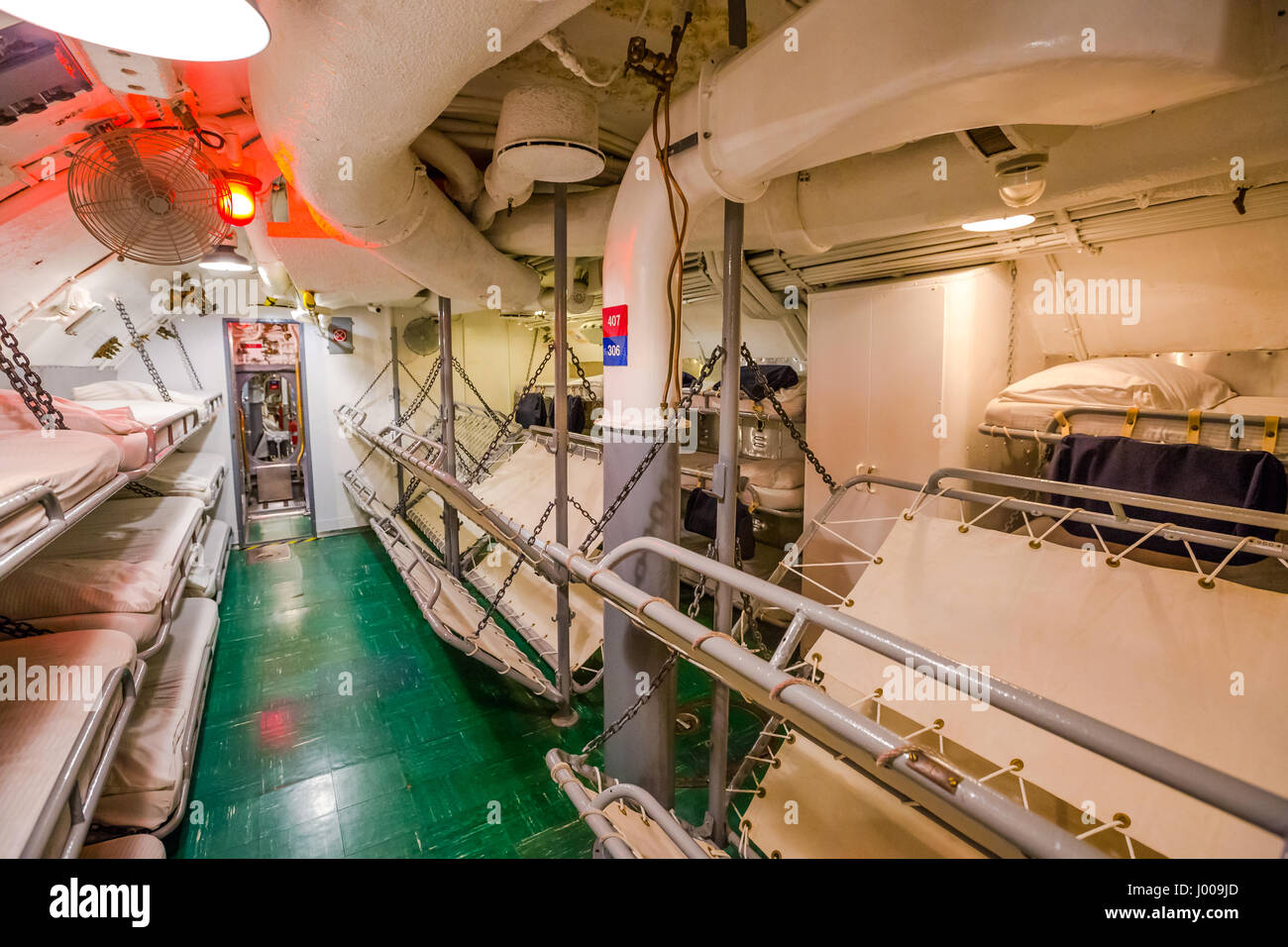 Newer Submarine Sleeping Quarters