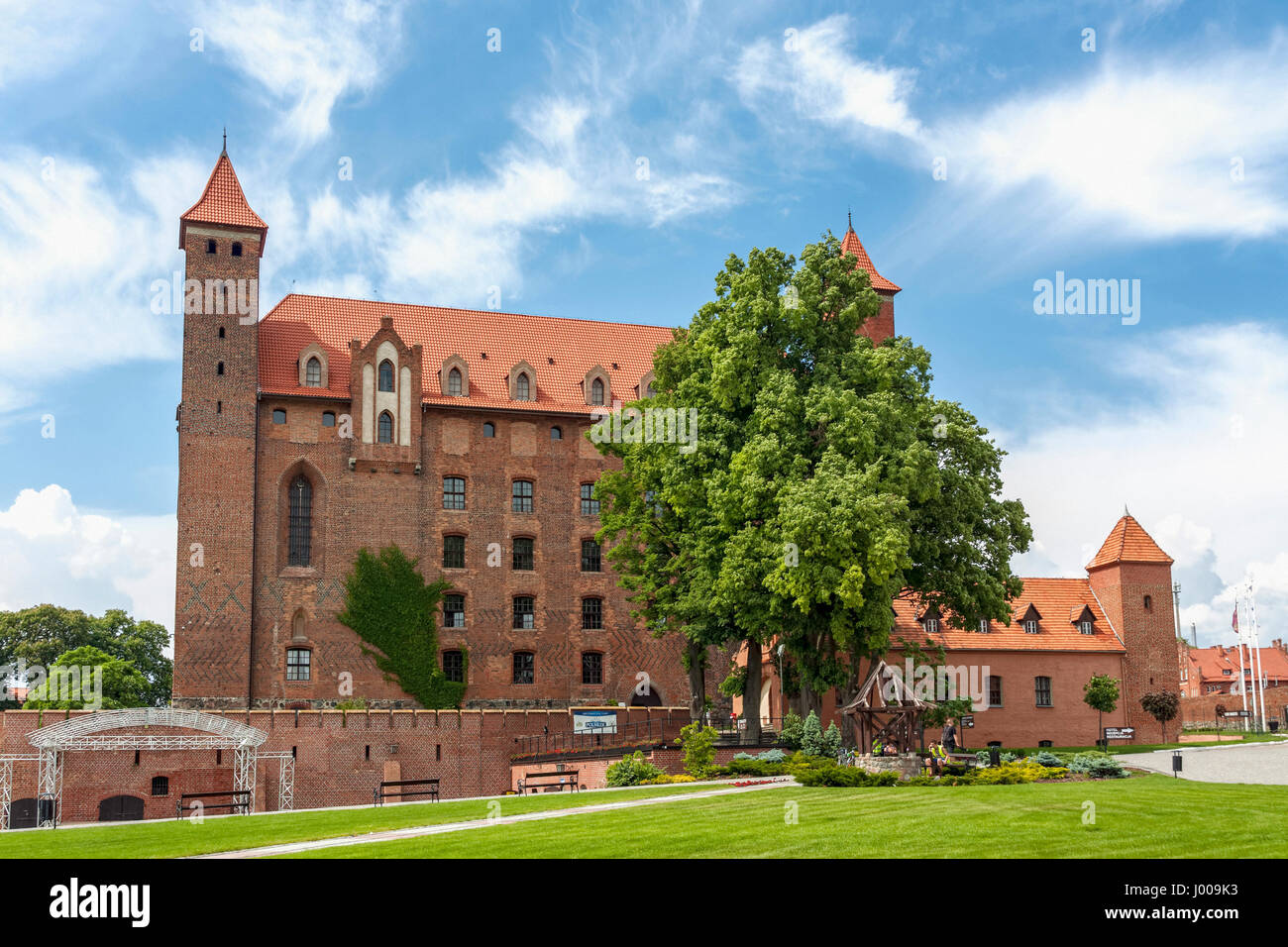 Restored Teutonic castle in Gniew, Poland Stock Photo - Alamy