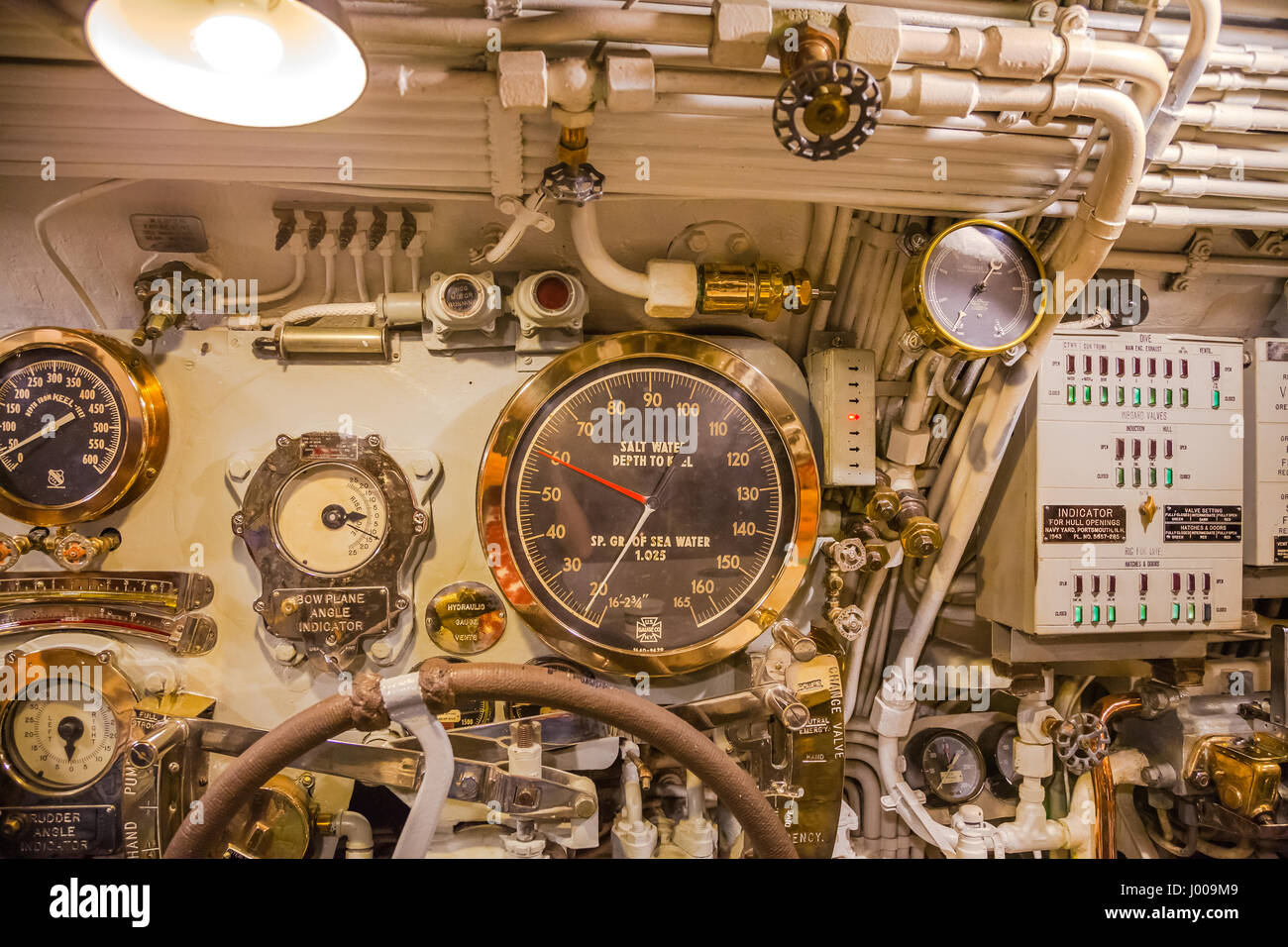 Submarine depth gauge hi-res stock photography and images - Alamy