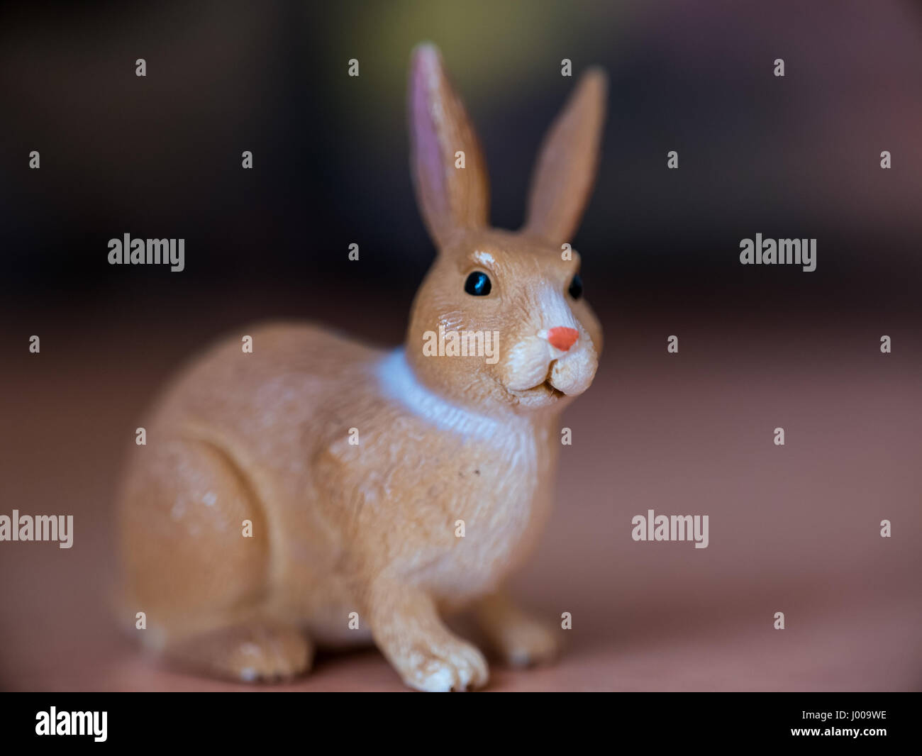 Close up of a small rabbit figurine Stock Photo - Alamy