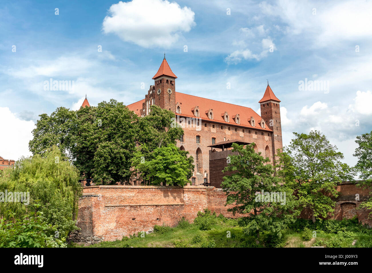 Restored Teutonic castle in Gniew, Poland Stock Photo - Alamy