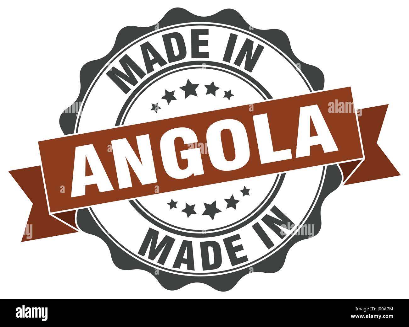 made in Angola round seal Stock Vector Image & Art - Alamy