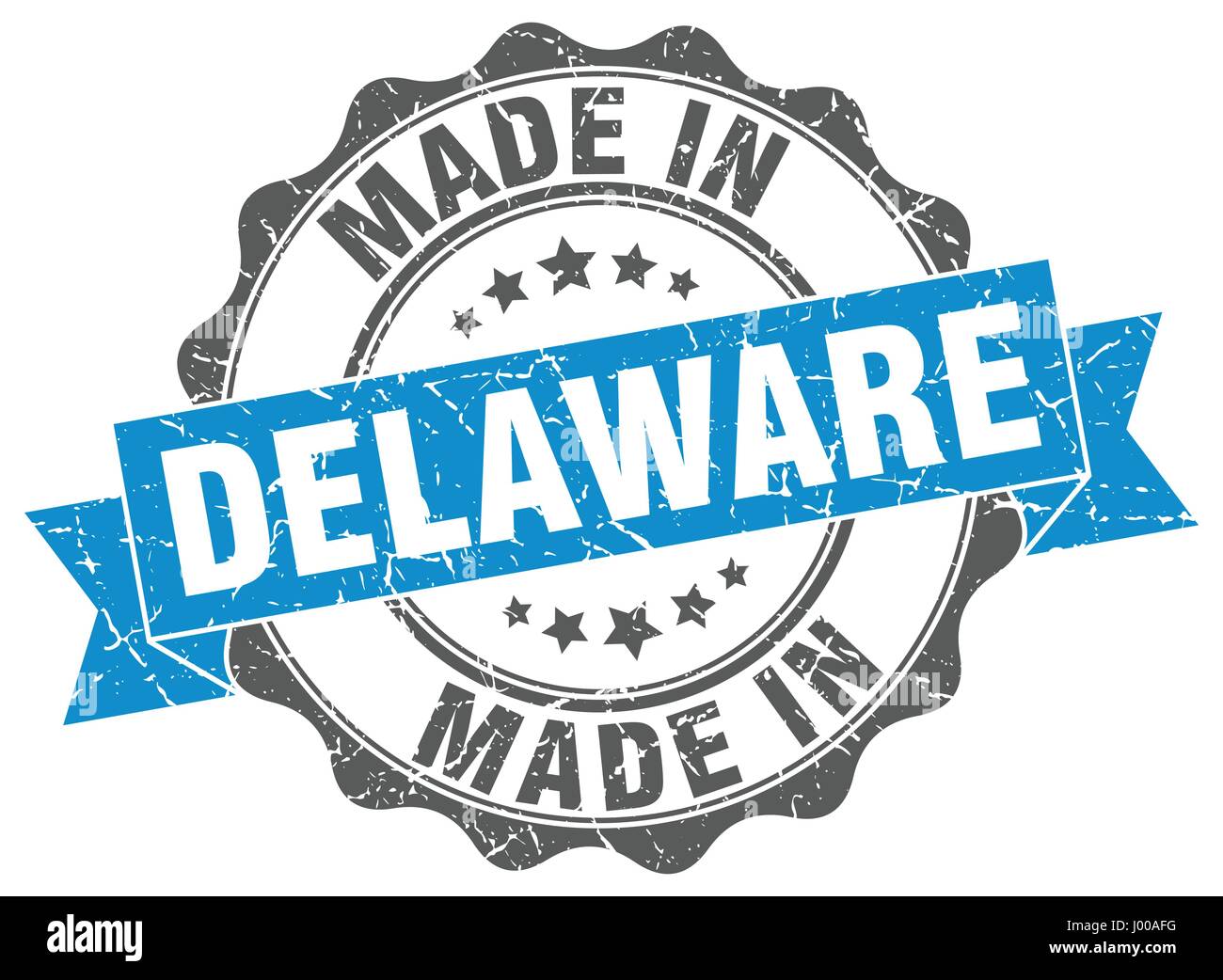 made in Delaware round seal Stock Vector Image & Art - Alamy