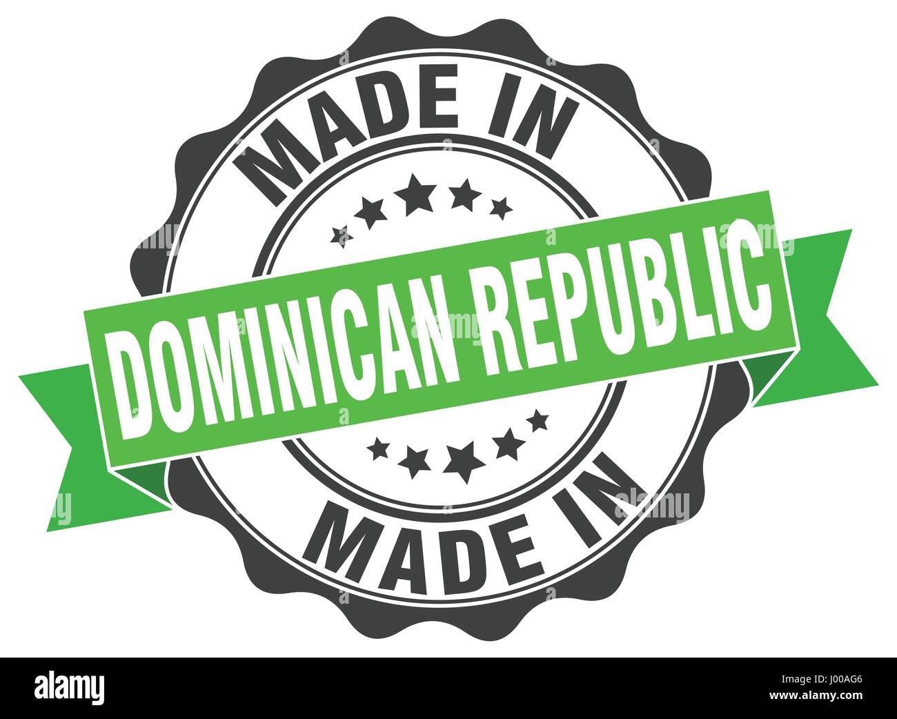 made in Dominican Republic round seal Stock Vector Image & Art - Alamy
