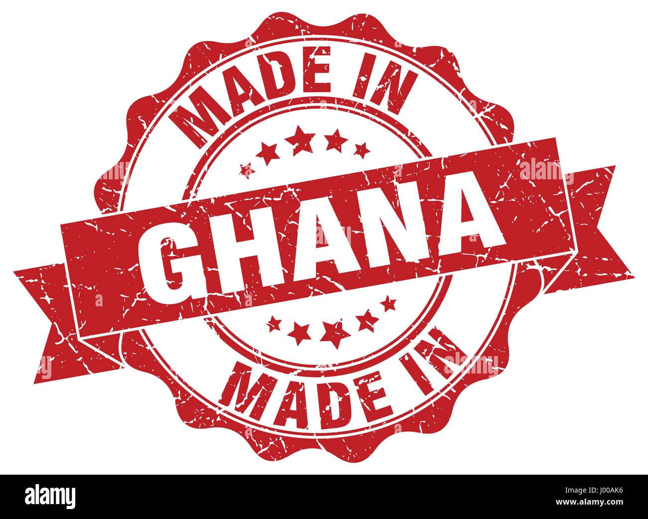 made in Ghana round seal Stock Vector Image & Art - Alamy