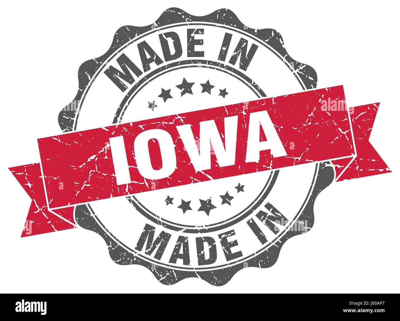 made in Iowa round seal Stock Vector Image & Art - Alamy