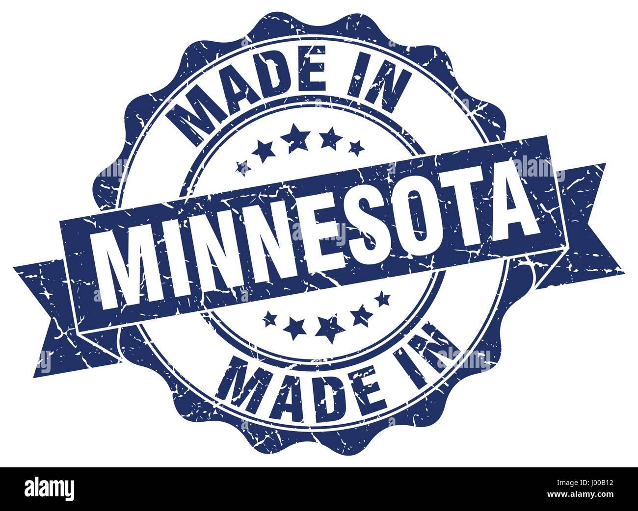 made in Minnesota round seal Stock Vector Image & Art - Alamy