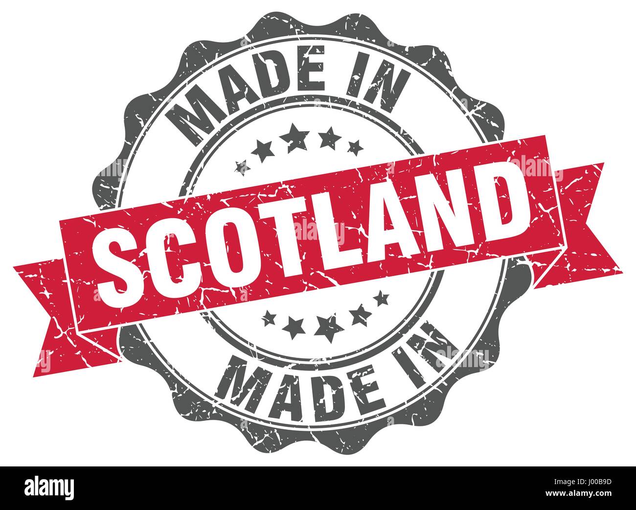 made in Scotland round seal Stock Vector Image & Art - Alamy