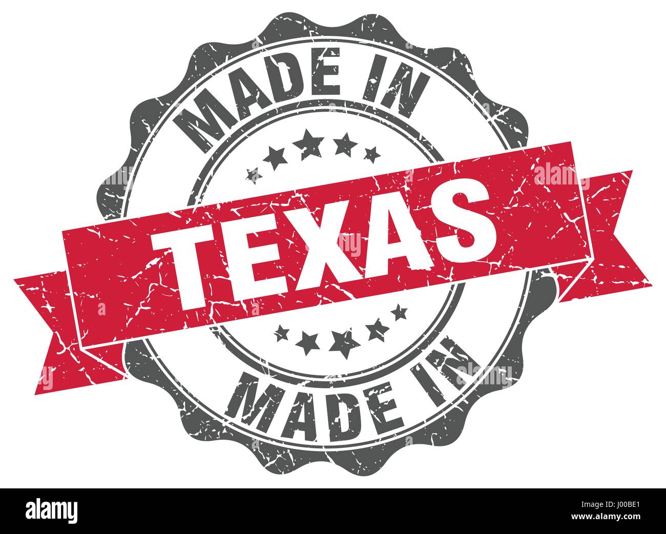 made in Texas round seal Stock Vector Image & Art - Alamy