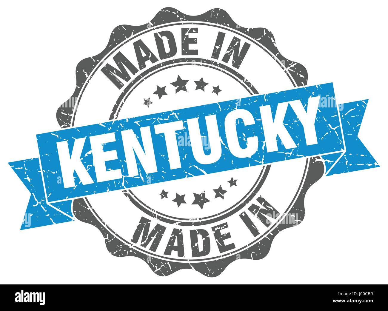 made in Kentucky round seal Stock Vector Image & Art - Alamy