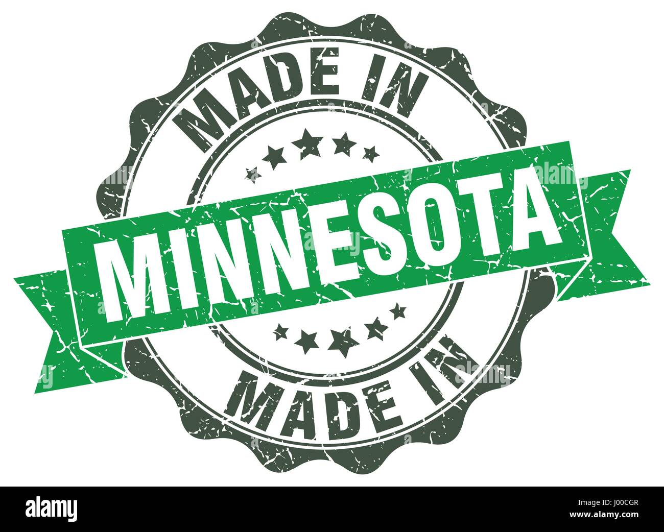 made in Minnesota round seal Stock Vector Image & Art - Alamy