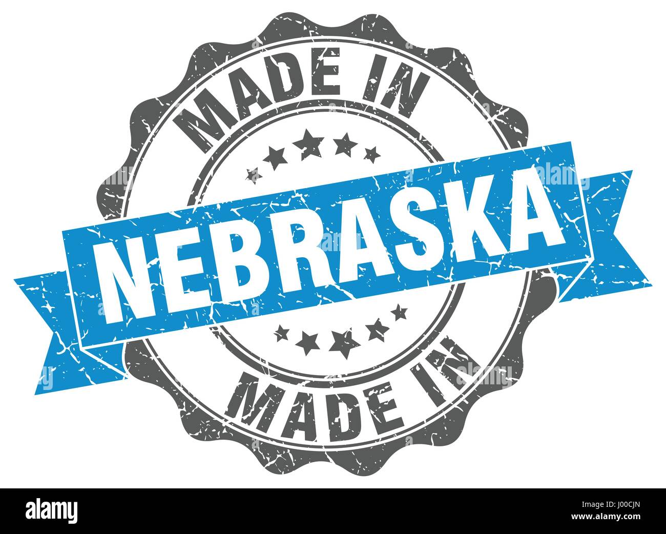 made in Nebraska round seal Stock Vector Image & Art - Alamy
