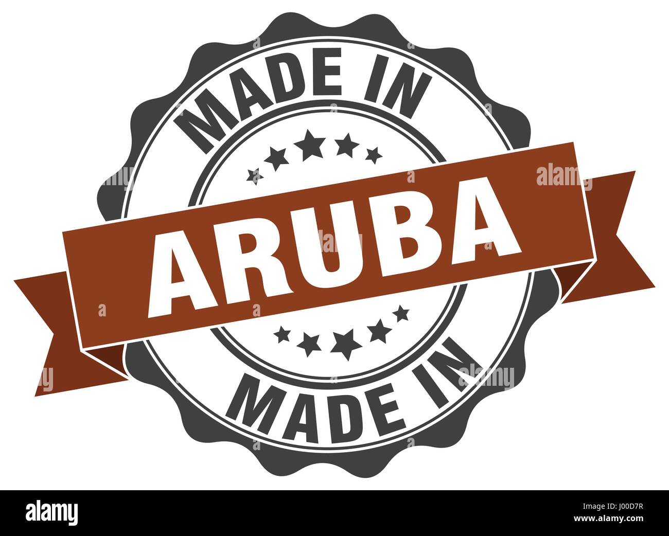 made in Aruba round seal Stock Vector Image & Art - Alamy