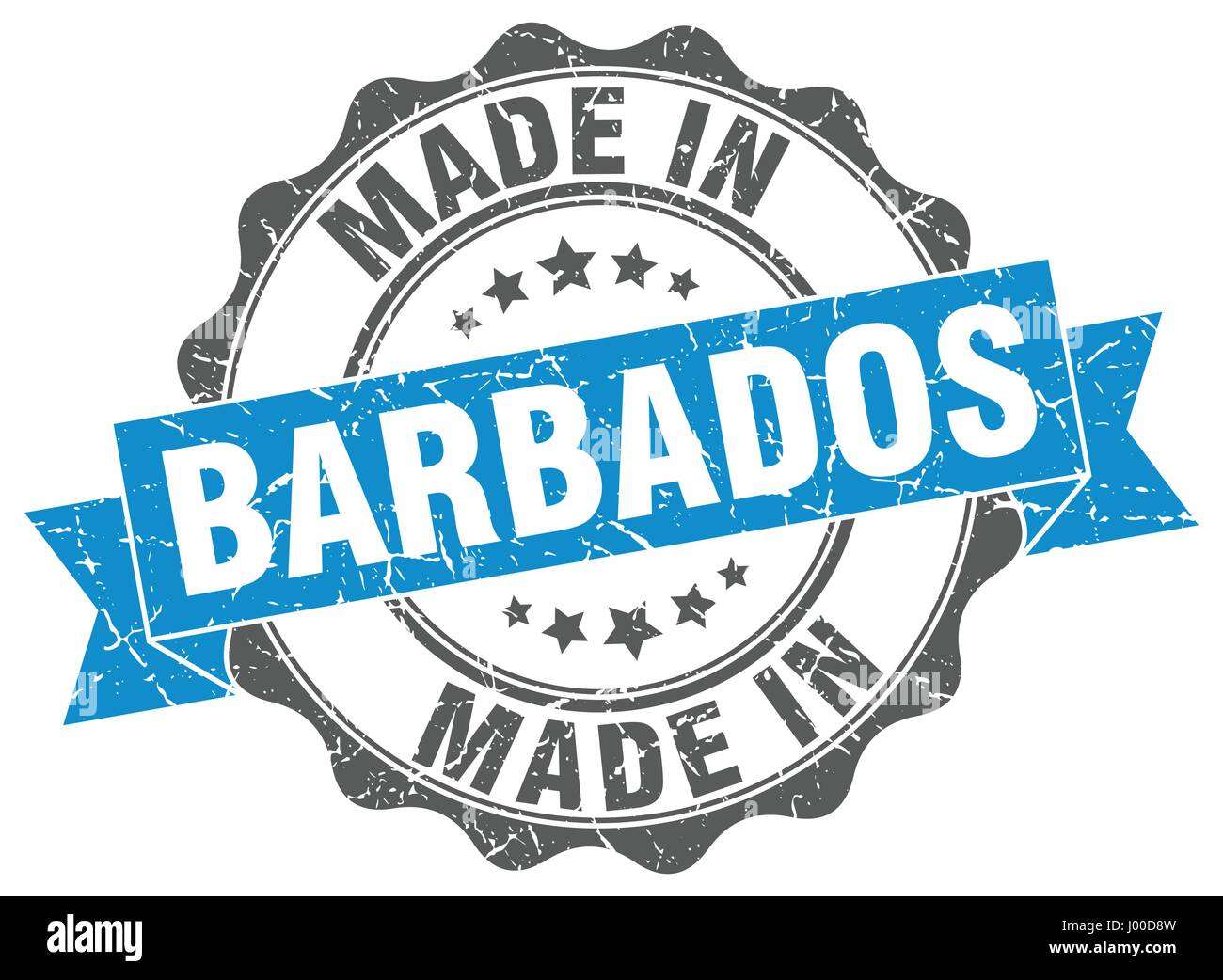 made in Barbados round seal Stock Vector Image & Art - Alamy