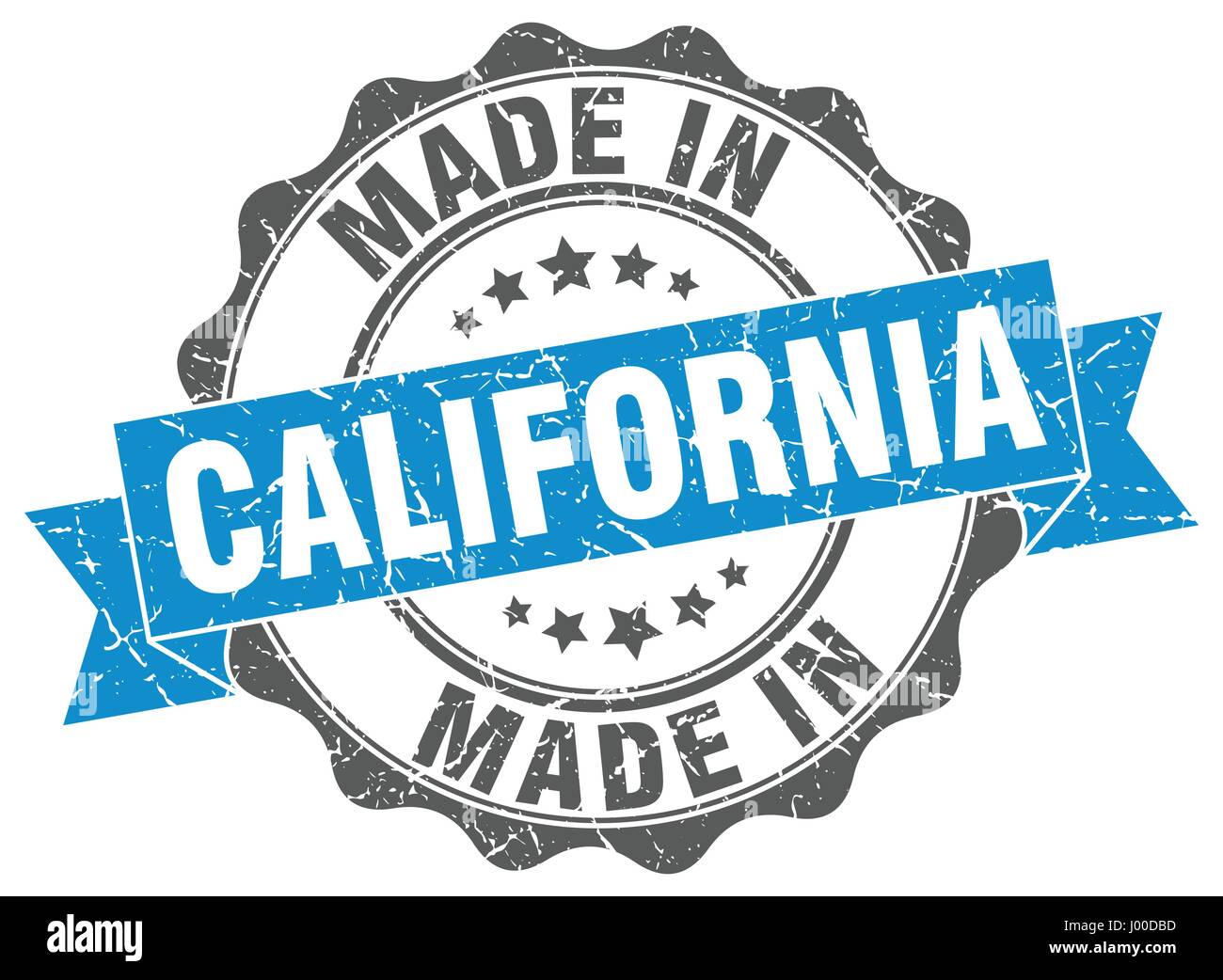 made in California round seal Stock Vector Image & Art - Alamy