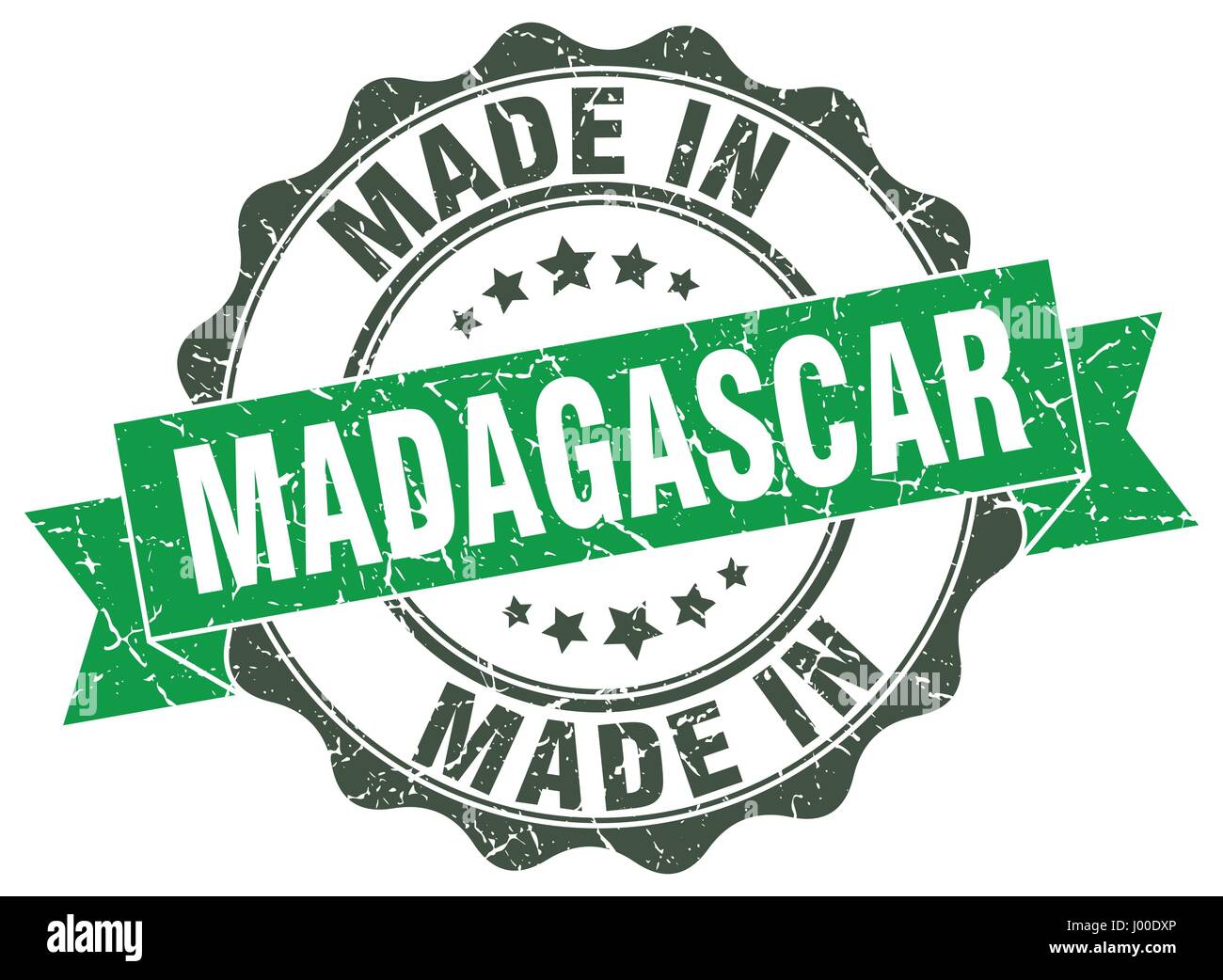 made in Madagascar round seal Stock Vector Image & Art - Alamy