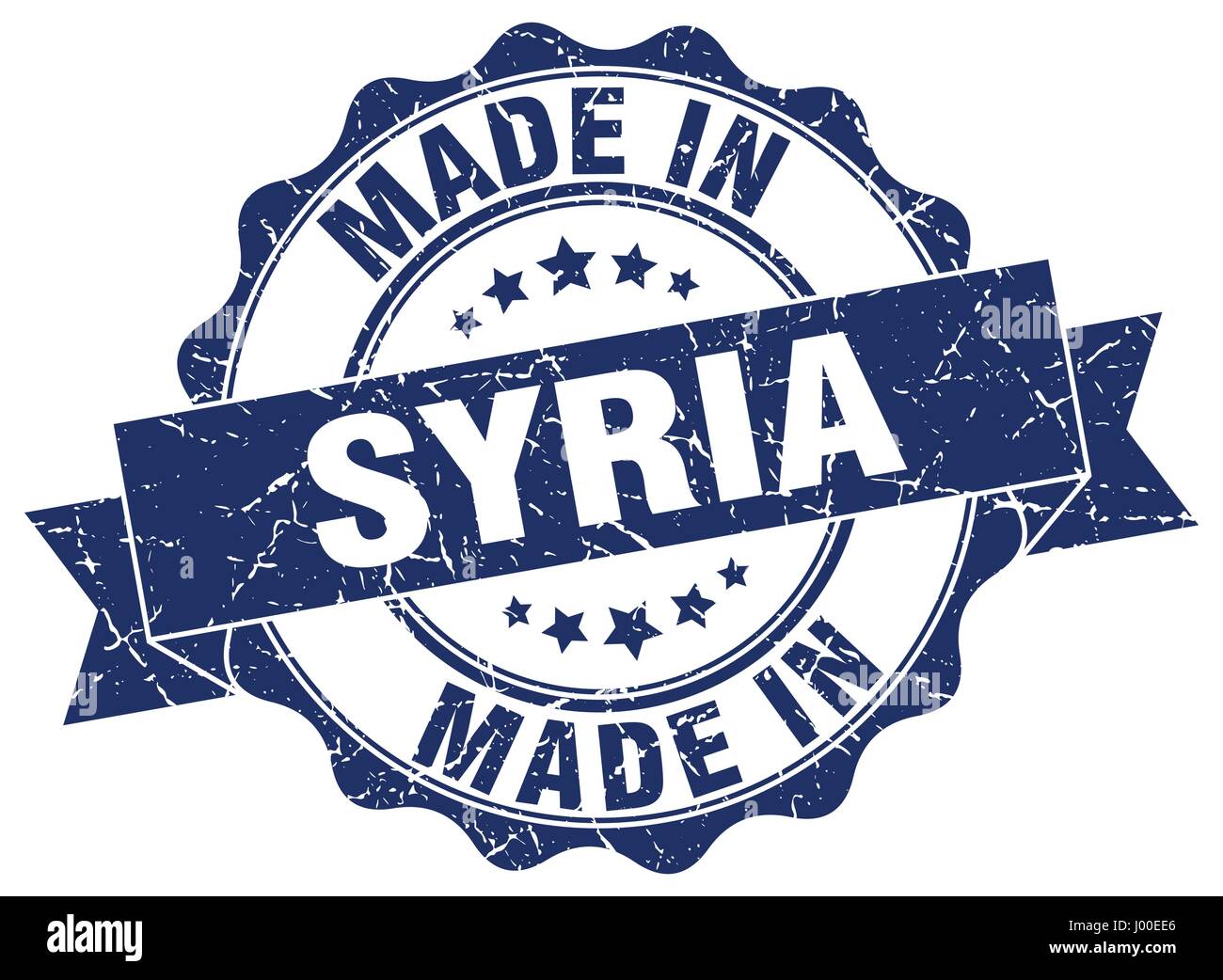 made in Syria round seal Stock Vector Image & Art - Alamy