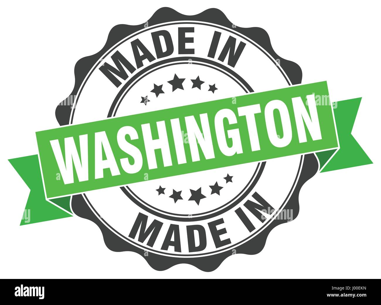 made in Washington round seal Stock Vector Image & Art - Alamy