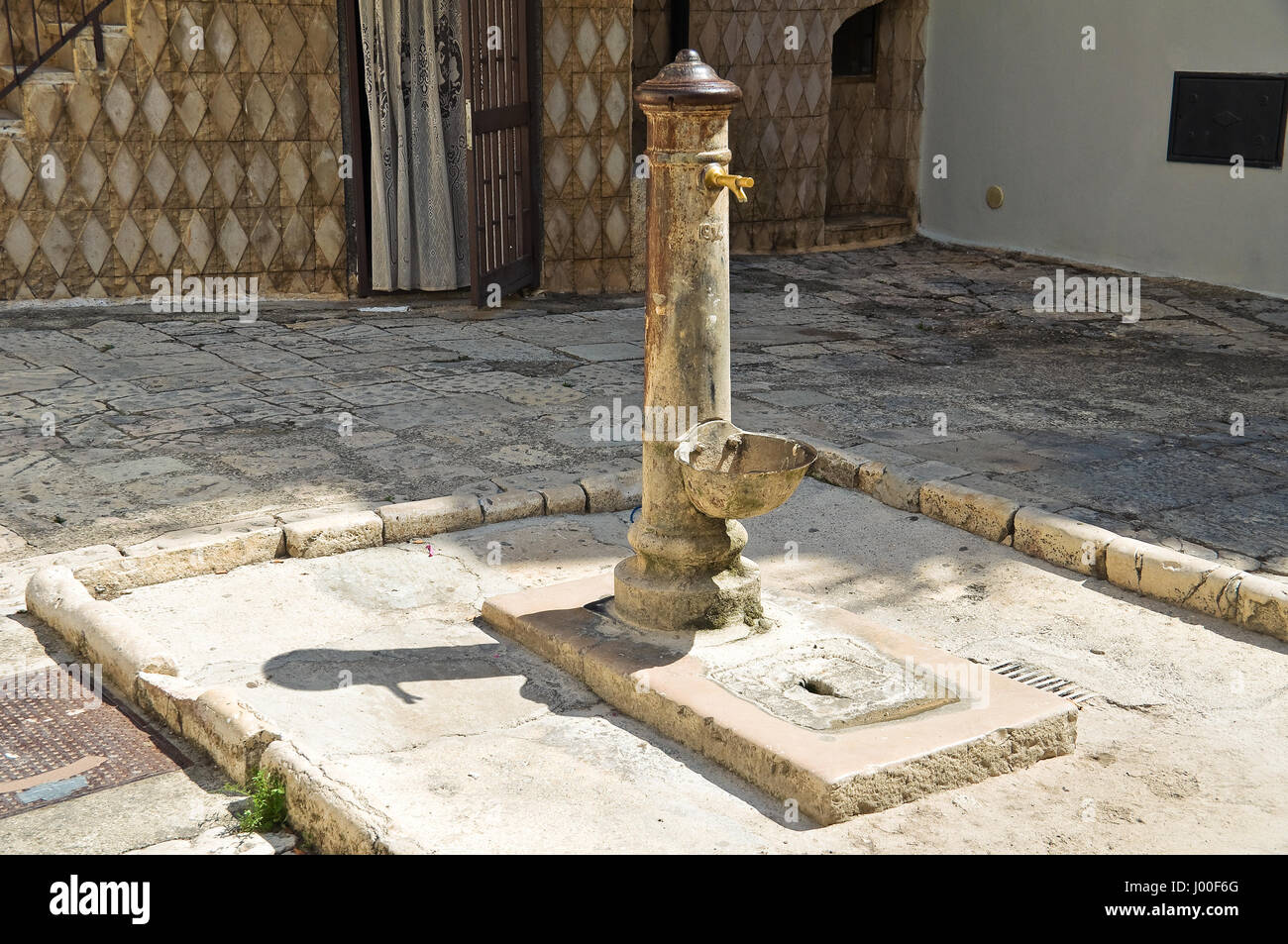 Fountain. Bitetto. Puglia. Italy Stock Photo - Alamy