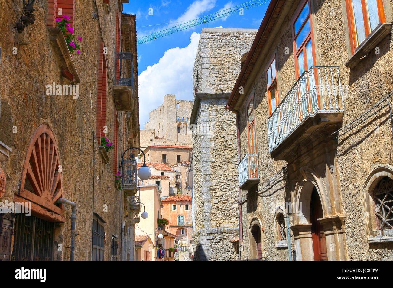 Alleyway. Brienza. Basilicata. Italy Stock Photo - Alamy