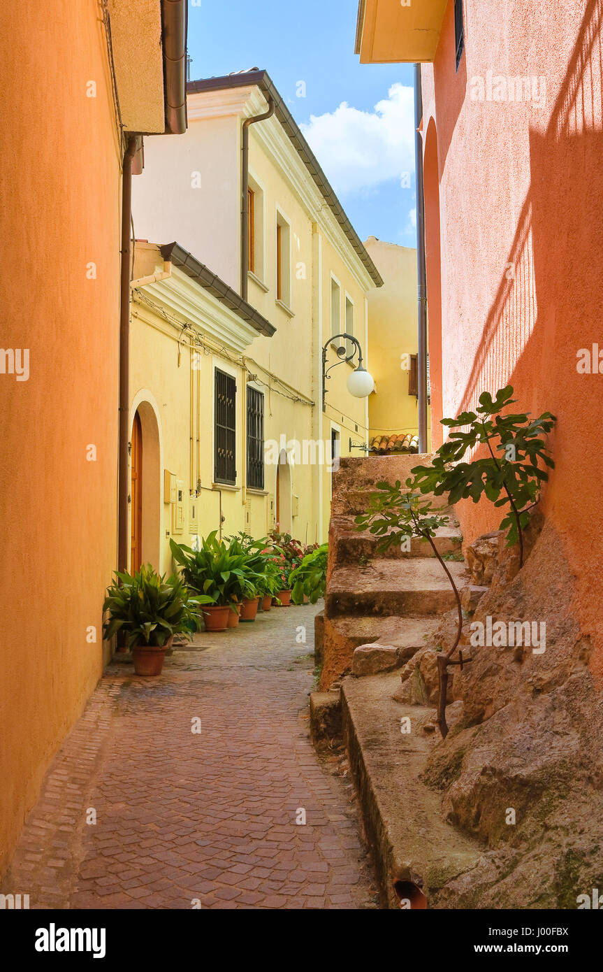Alleyway. Brienza. Basilicata. Italy Stock Photo - Alamy