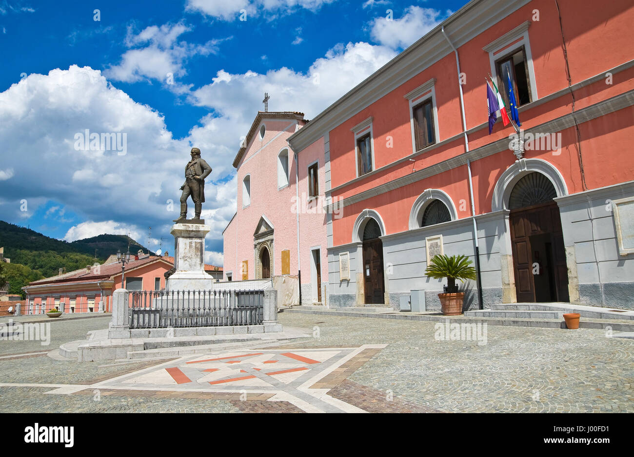 View of Brienza. Basilicata. Italy Stock Photo - Alamy