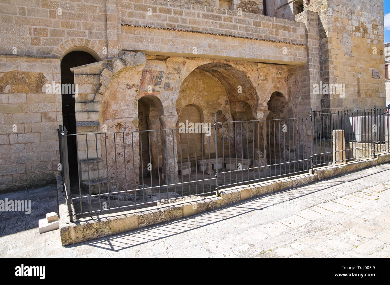 Byzantine Basilica. Castro. Puglia. Italy Stock Photo - Alamy
