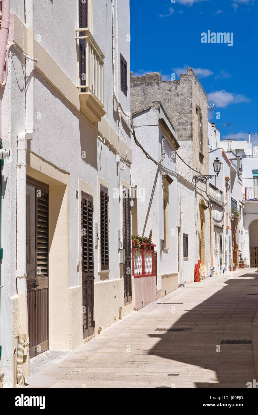 Alleyway. Castro. Puglia. Italy Stock Photo - Alamy