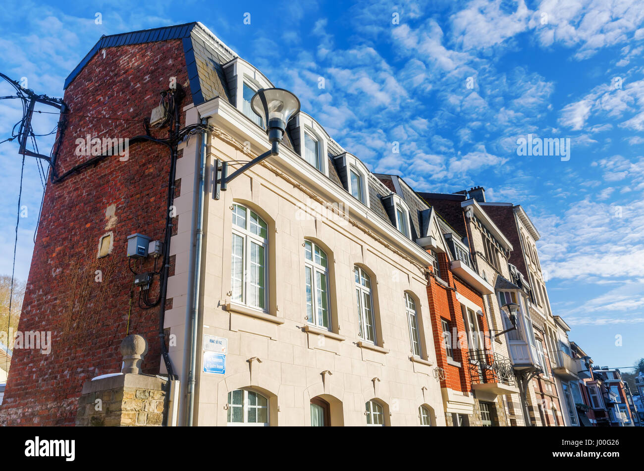 picture of old buildings in Spa, Belgium Stock Photo - Alamy