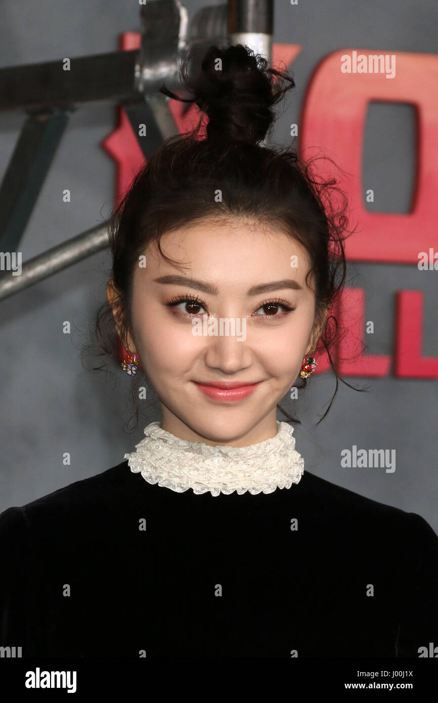 Los Angeles, CA, USA. 8th Mar, 2017. LOS ANGELES - MAR 8: Tian Jing at ...