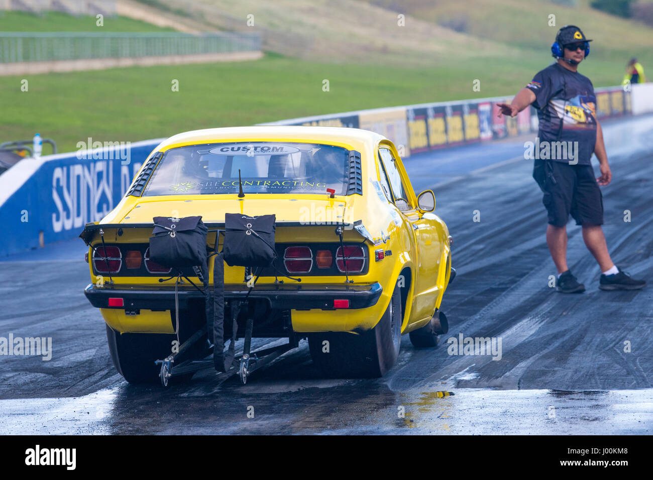 Sydney, Australia - 7th April 2017: Sydney Jamboree Drag Racing Event ...