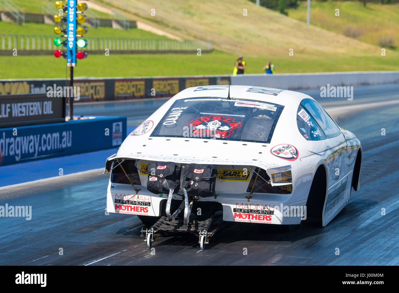 Sydney, Australia - 7th April 2017: Sydney Jamboree Drag Racing Event ...