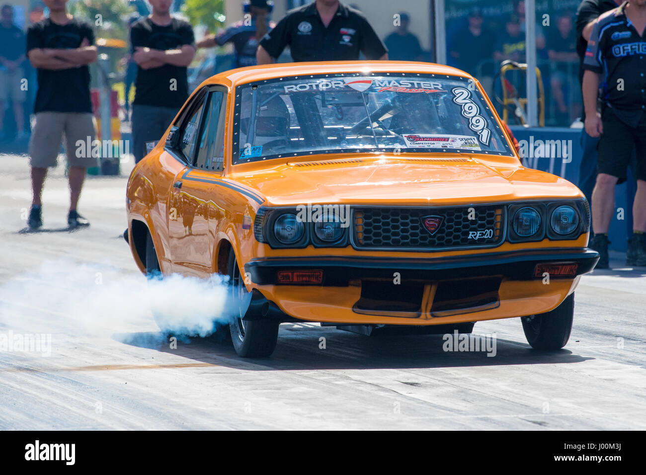 Sydney, Australia - 7th April 2017: Sydney Jamboree Drag Racing Event ...