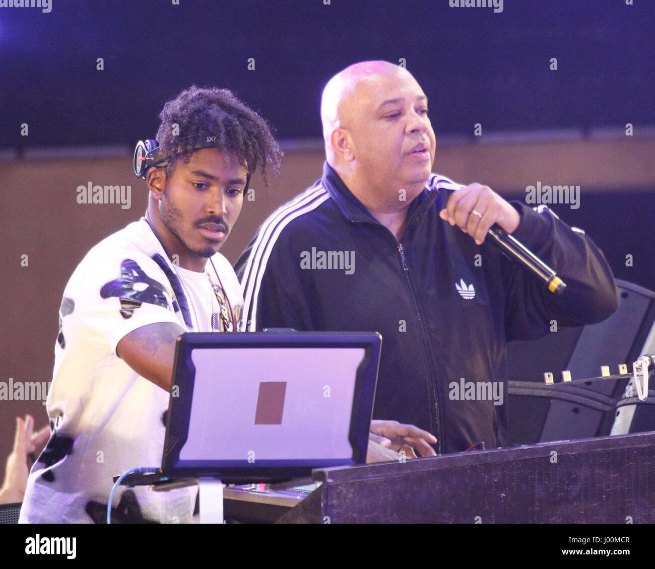 Las Vegas, NV, USA. 7th Apr, 2017. DJ Ruckus, Rev Run in attendance for ...