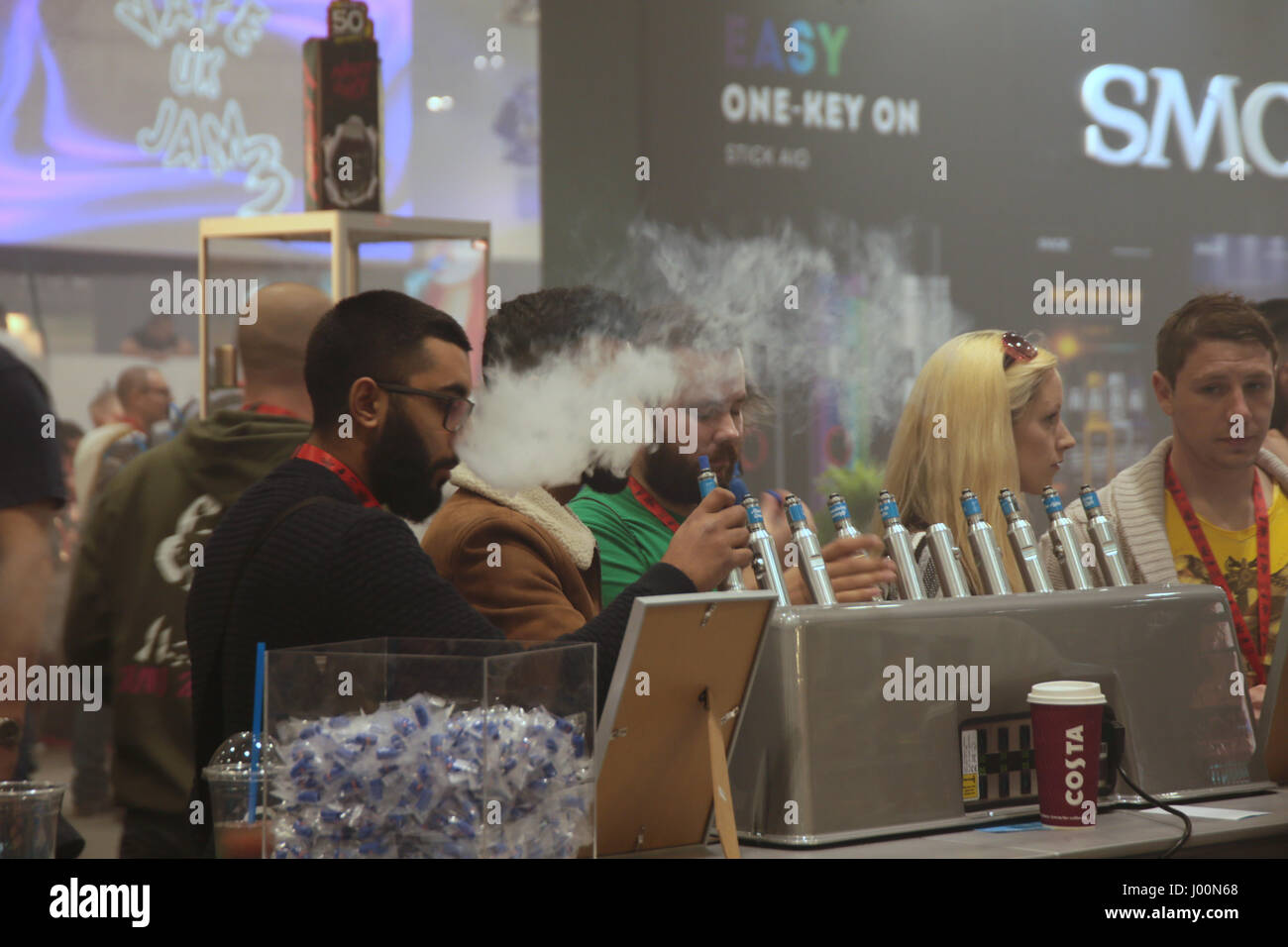 London, UK. 08th Apr, 2017. Vape Jam UK 2017 The leading electronic ...