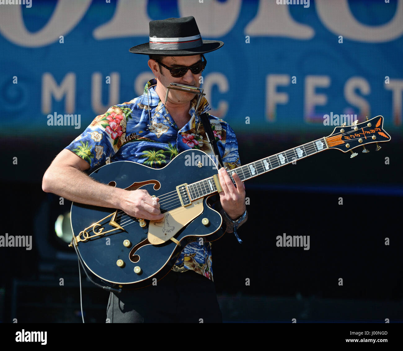 Fort Lauderdale FL, USA. 07th Apr, 2017. Garrett Dutton of G. Love ...