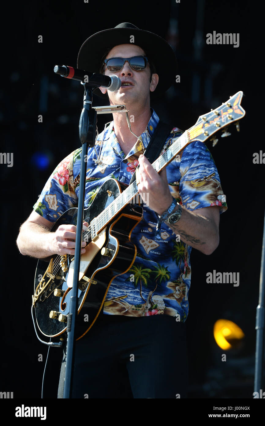 Fort Lauderdale FL, USA. 07th Apr, 2017. Garrett Dutton of G. Love ...
