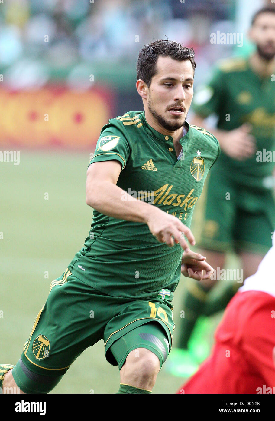 April 02, 2017. Portland Timbers midfielder Sebastian Blanco (10) in ...