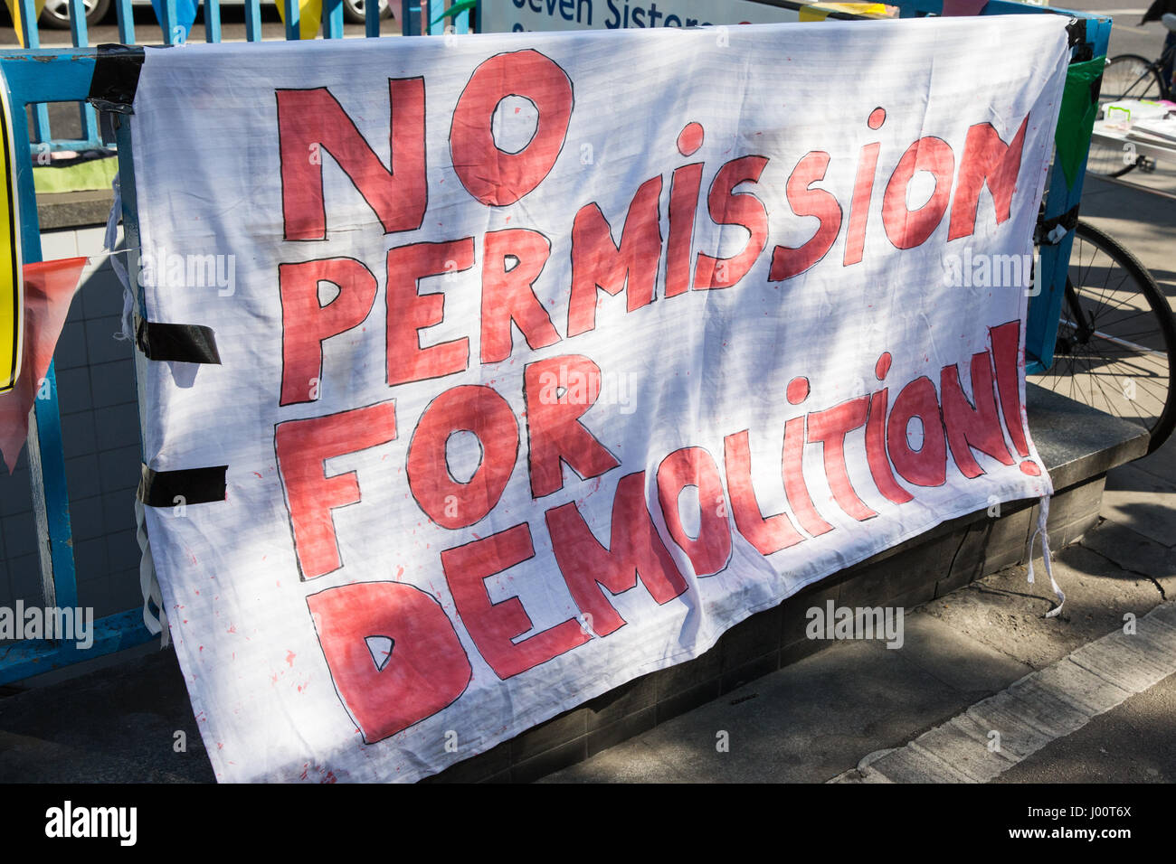 Demolition banner hi-res stock photography and images - Alamy