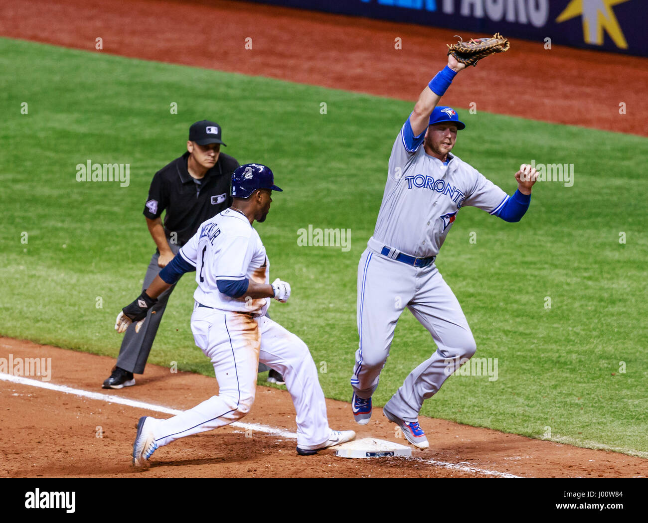 Toronto blue jays first baseman justin smoak 14 hi-res stock ...