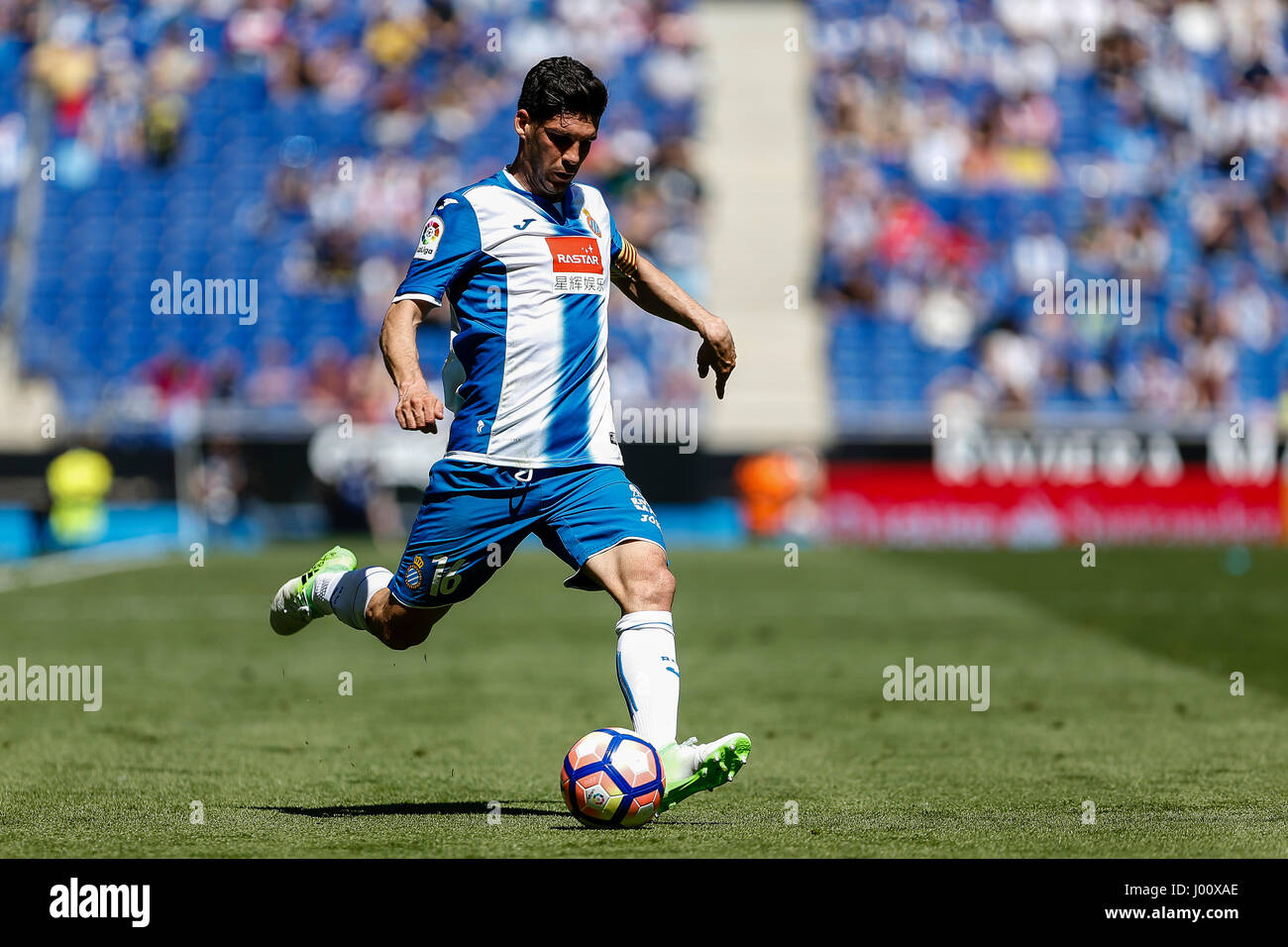 Barcelona, Spain. 08th Apr, 2017. April 8, 2017: Javi Lopez during the ...