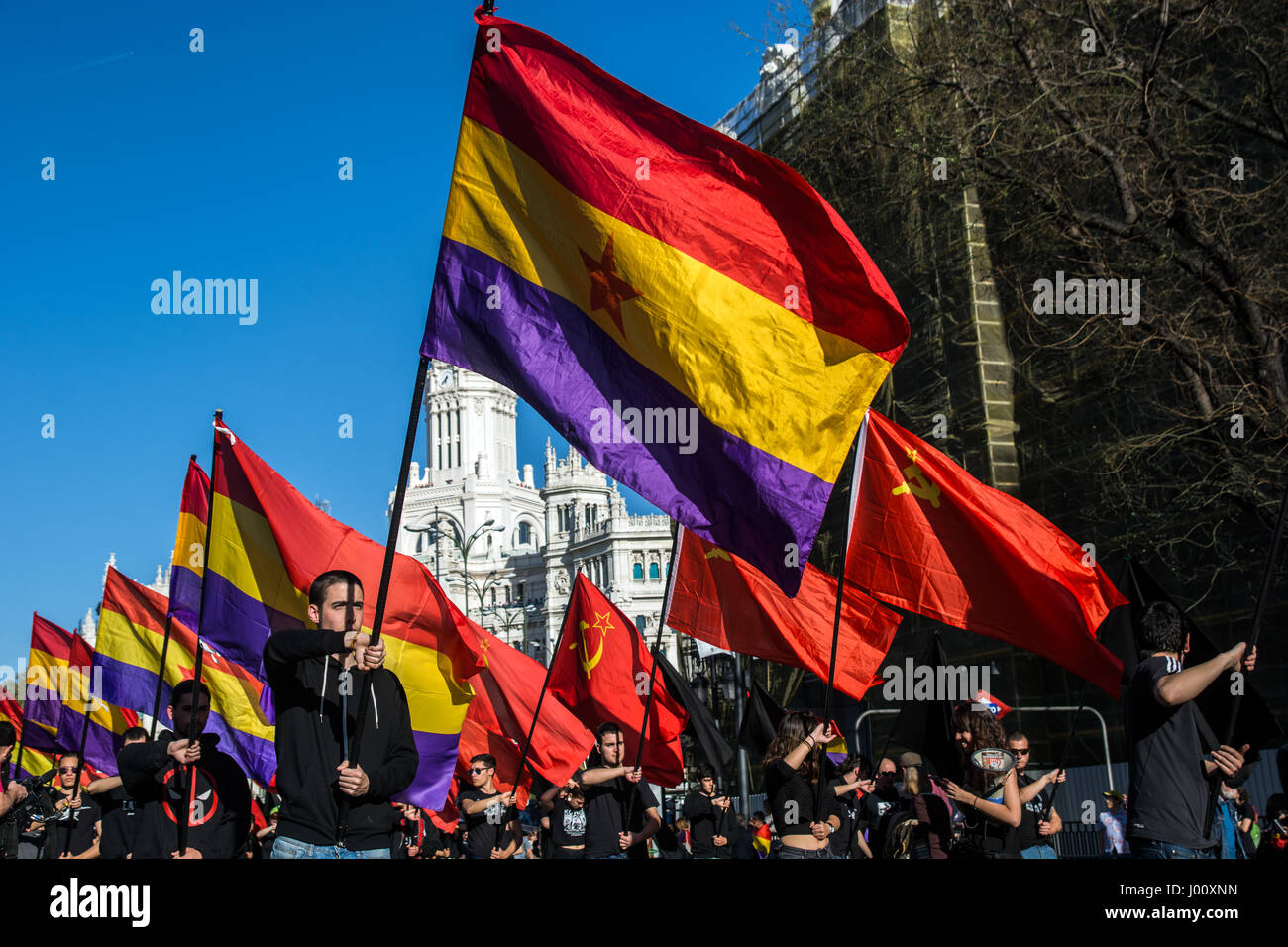 Communist flags hi-res stock photography and images - Alamy