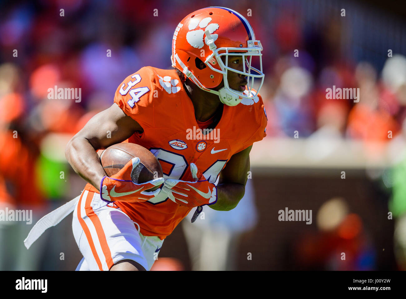 Clemson WR Ray-Ray McCloud (34) during the Clemson Football Spring Game ...