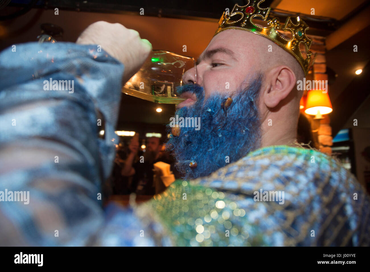 Moscow, Russia. 8th April, 2017. the Fifth Russian Beard and Mustache ...